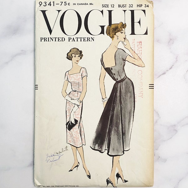 1950s Vogue Patterns - Etsy