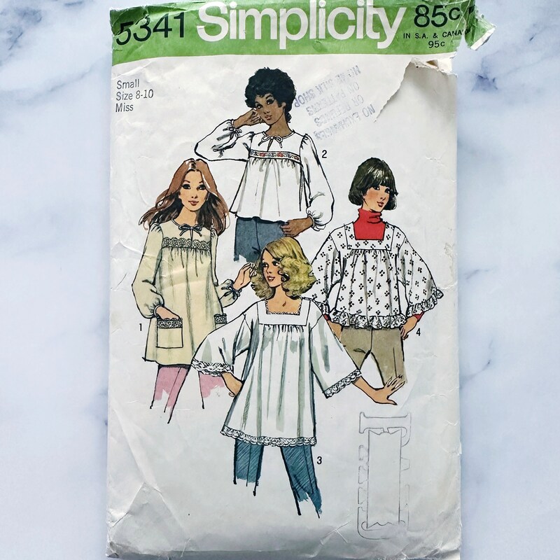 Smock Top Pattern - Etsy
