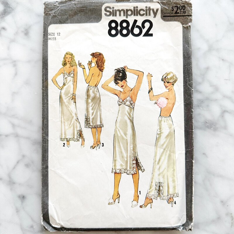 Full Slip Pattern - Etsy