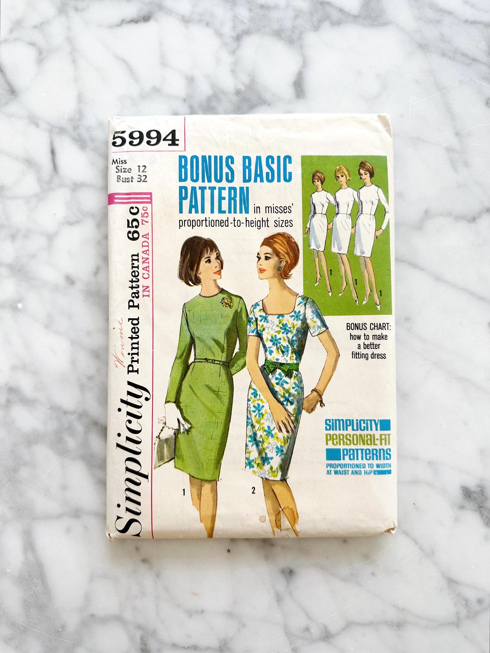 Didn’t one of the big 4 sell a basic sloper type pattern? sewing ...