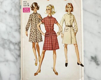 60s Vogue 2236. 36 Bust Uncut Ff. Mod Retro High Waist Fit and Flare ...