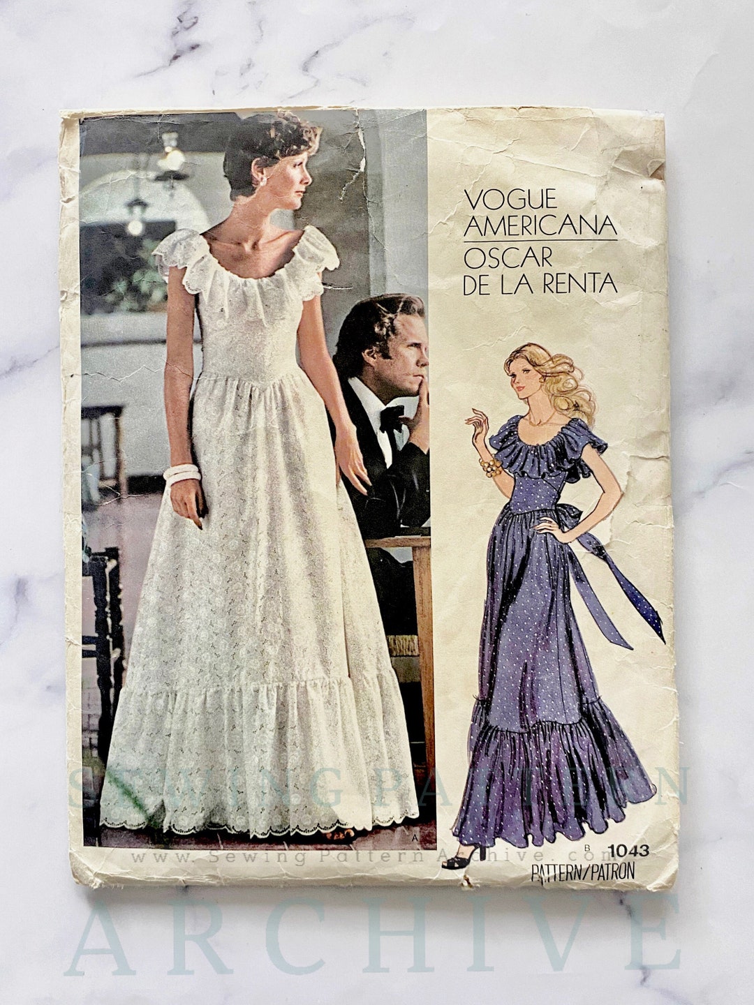 70s Vogue 1043 Americana. 32 Bust. 1970s Vintage Sewing Pattern. Oscar ...