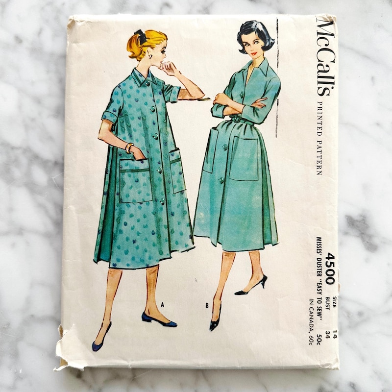 Duster House Coat Pattern - Etsy
