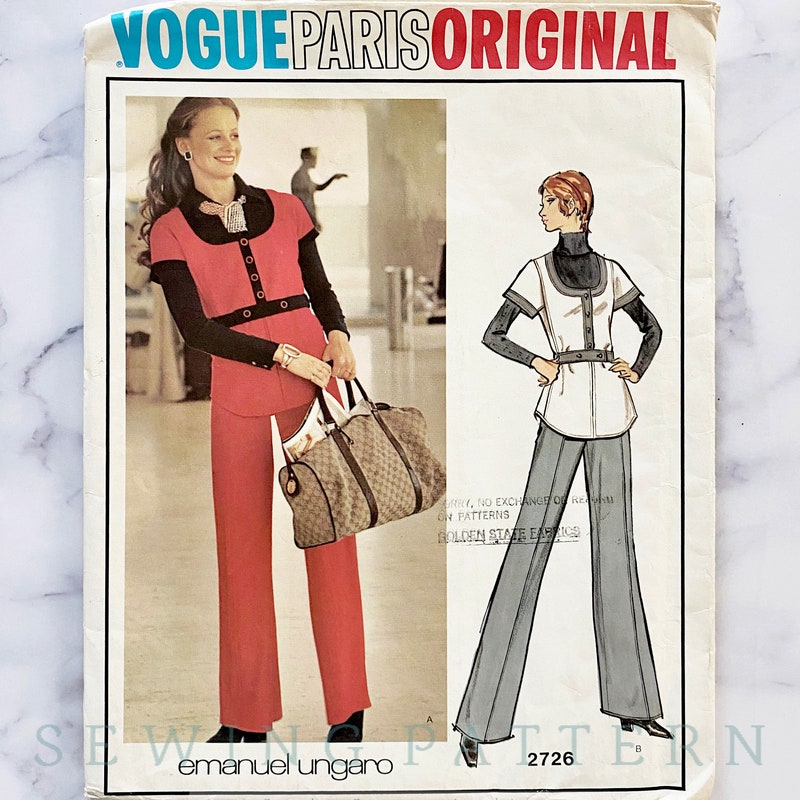 Bootcut Pants Pattern - Etsy