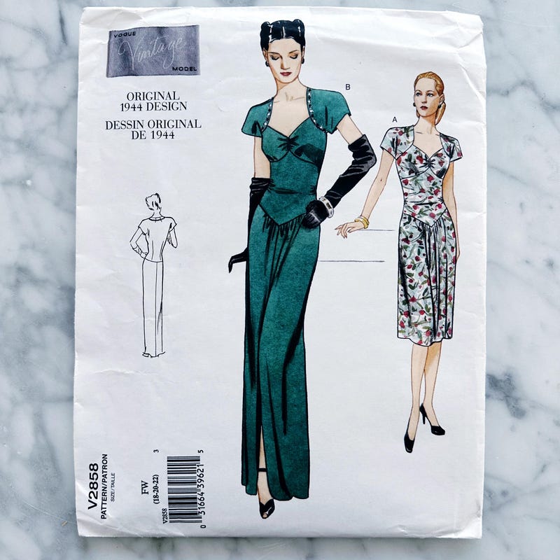 Drop Waist Dress Pattern - Etsy