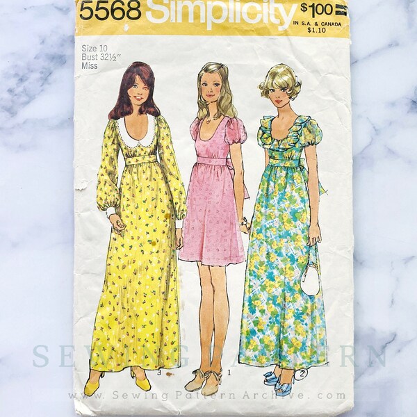 Hippie Dress Pattern - Etsy