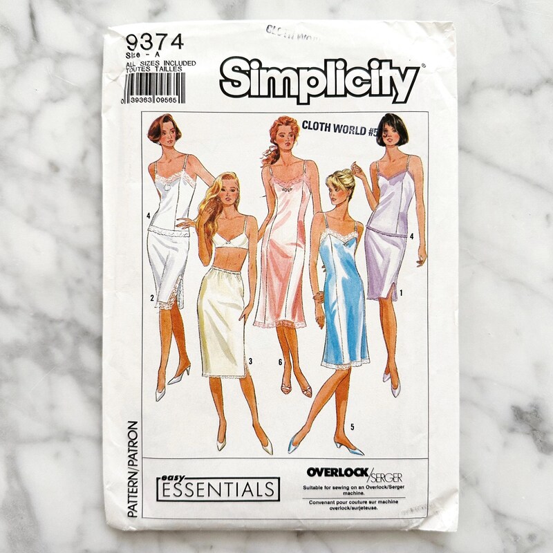 Full Slip Pattern - Etsy