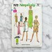 60s Simplicity 6013. 32 Bust. Mod Retro Shift Dress + Bows. Beach Wear ...