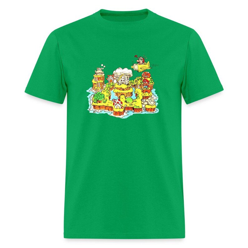 Super Mario World Concept Art T-shirt - Etsy
