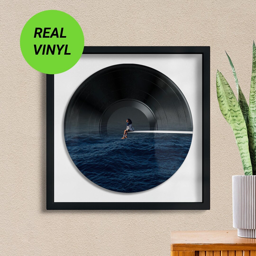 SZA — SOS | Upcycled Vinyl Music Poster — Unique Wall Art for Music ...