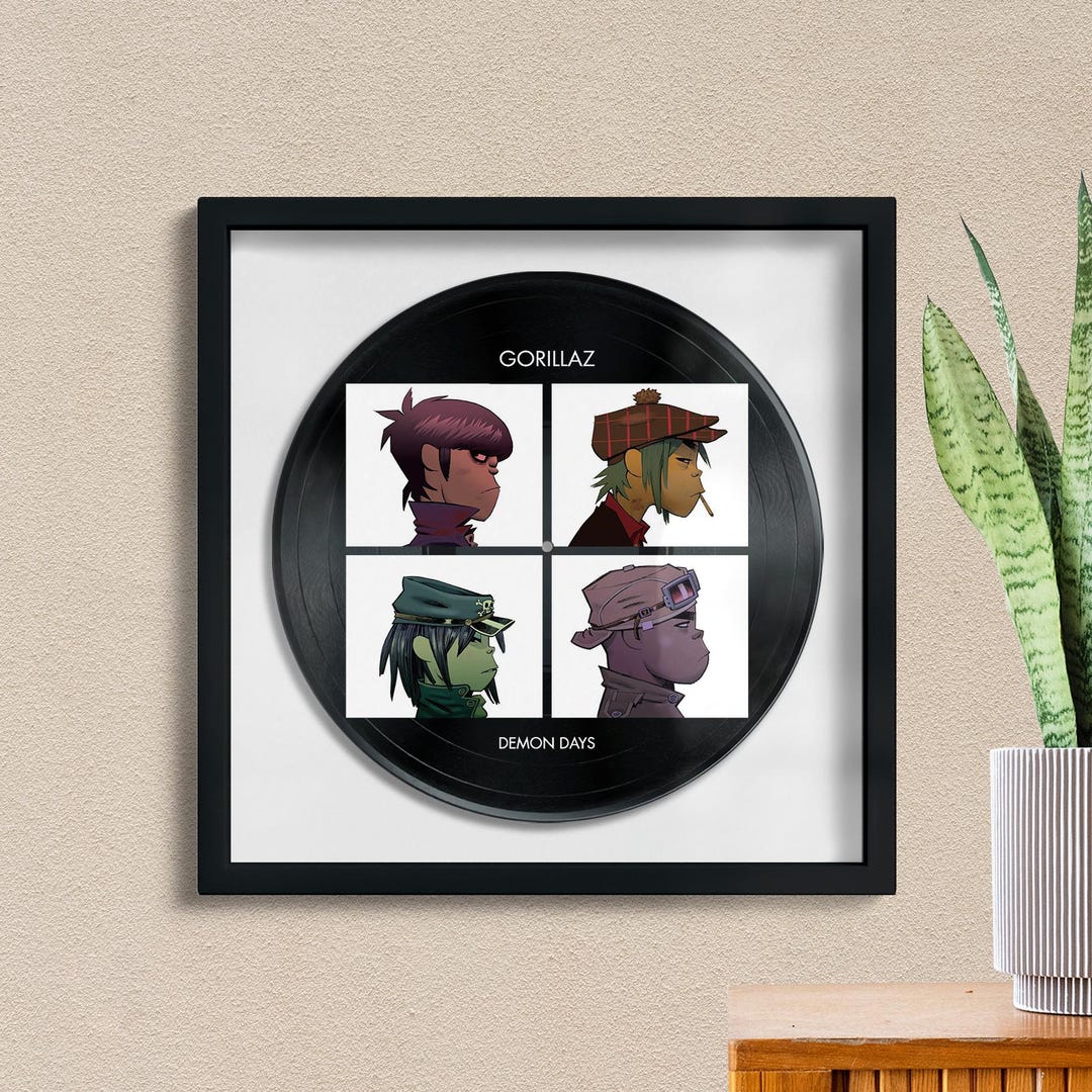 Gorillaz Demon Days Vinyl Music Poster for Unique Wall Decor Perfect ...