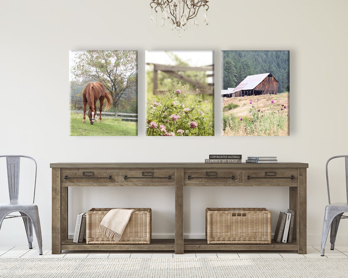 Farmhouse Wall Decor Country Landscape Prints Barn Photo - Etsy