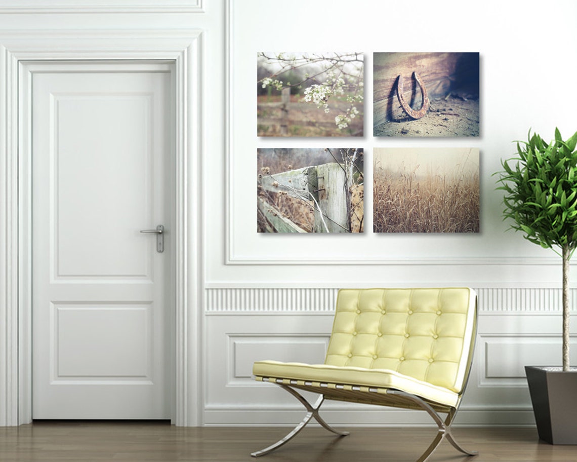 Landscape Print Set, Farmhouse Decor, Country Home Decor, Rustic Decor ...