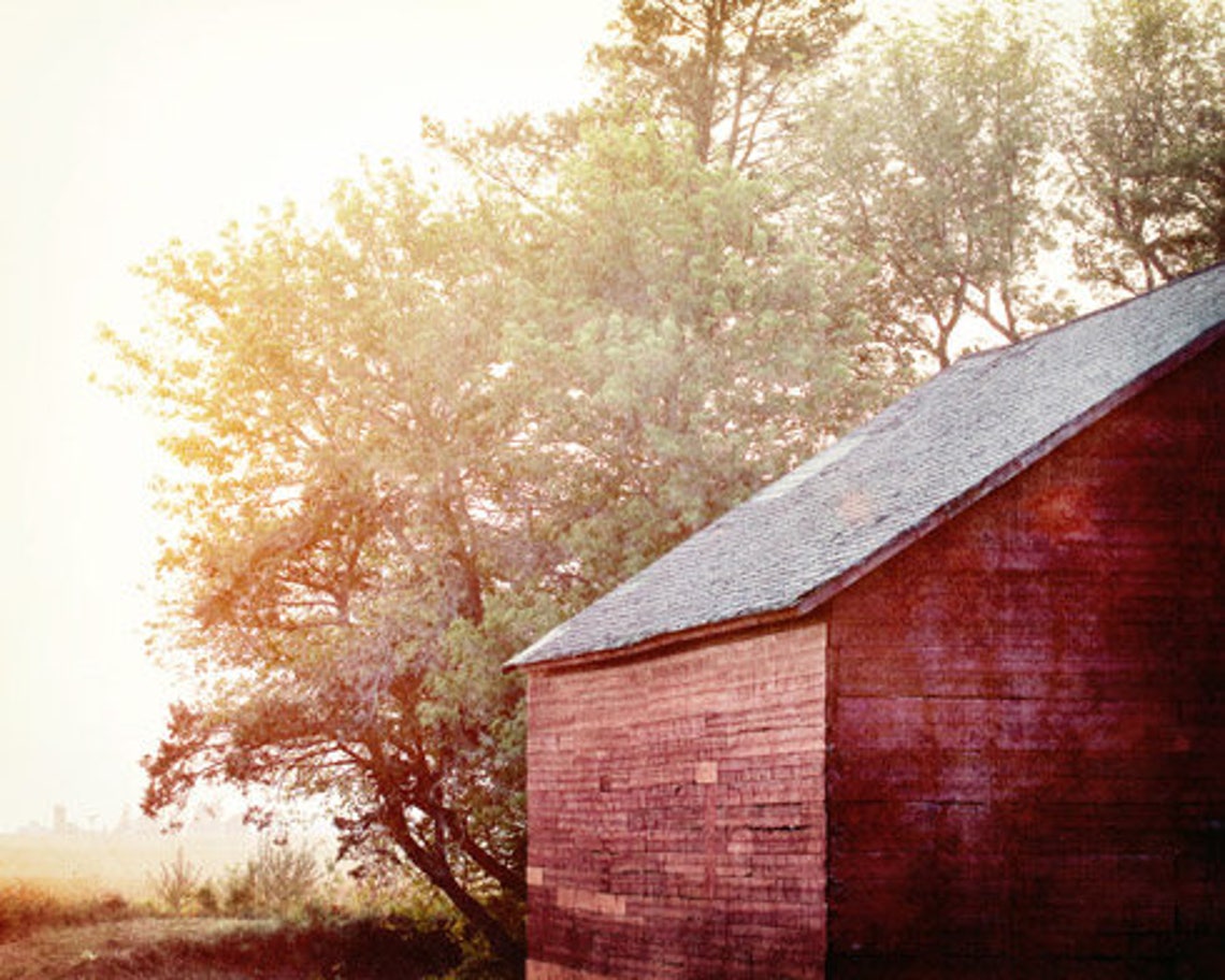 Barn Art Red Barn Photography Rustic Barn Print Farmhouse | Etsy