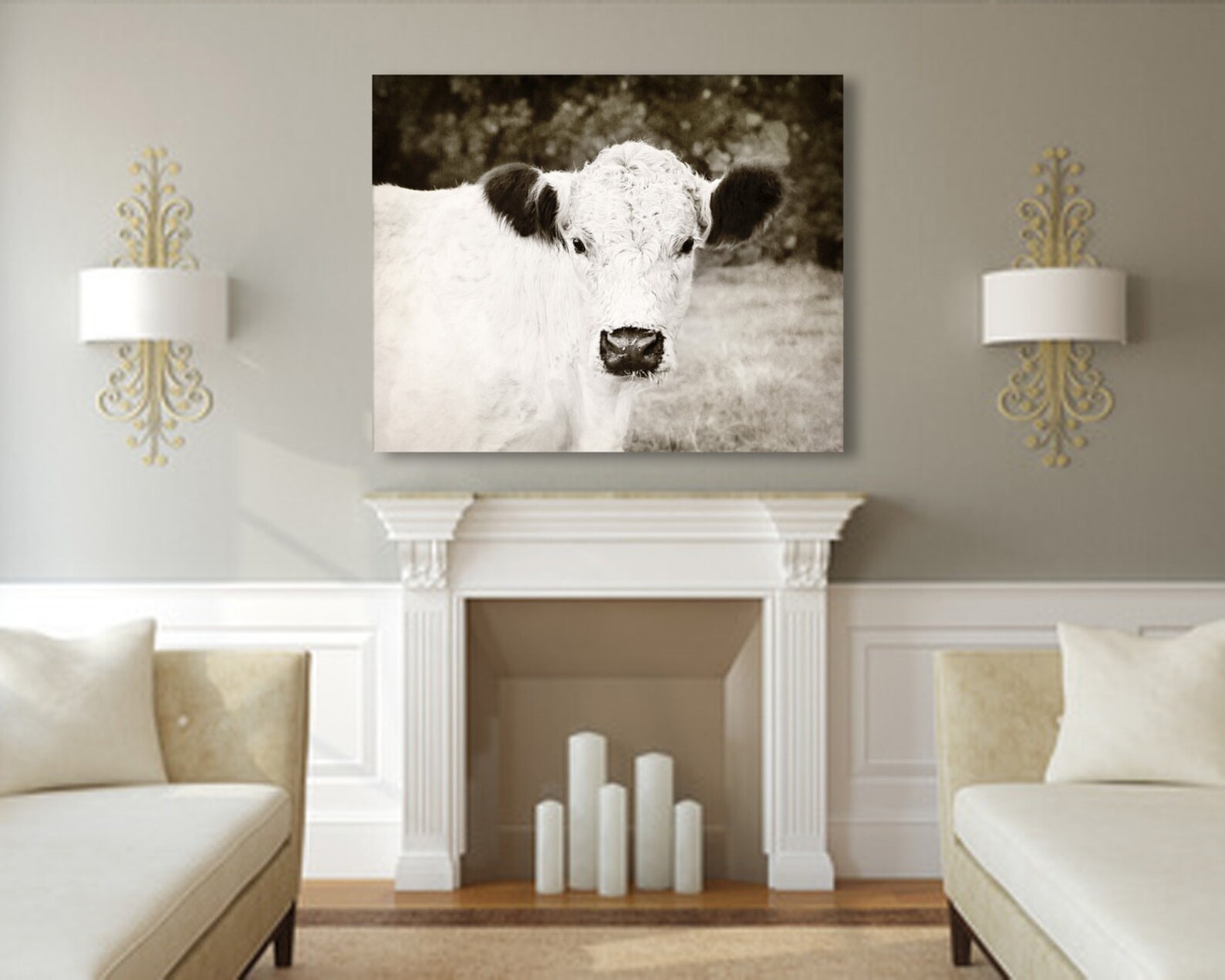 Cow Photo Cow Print Farmhouse Decor Cow Photograph Farm | Etsy