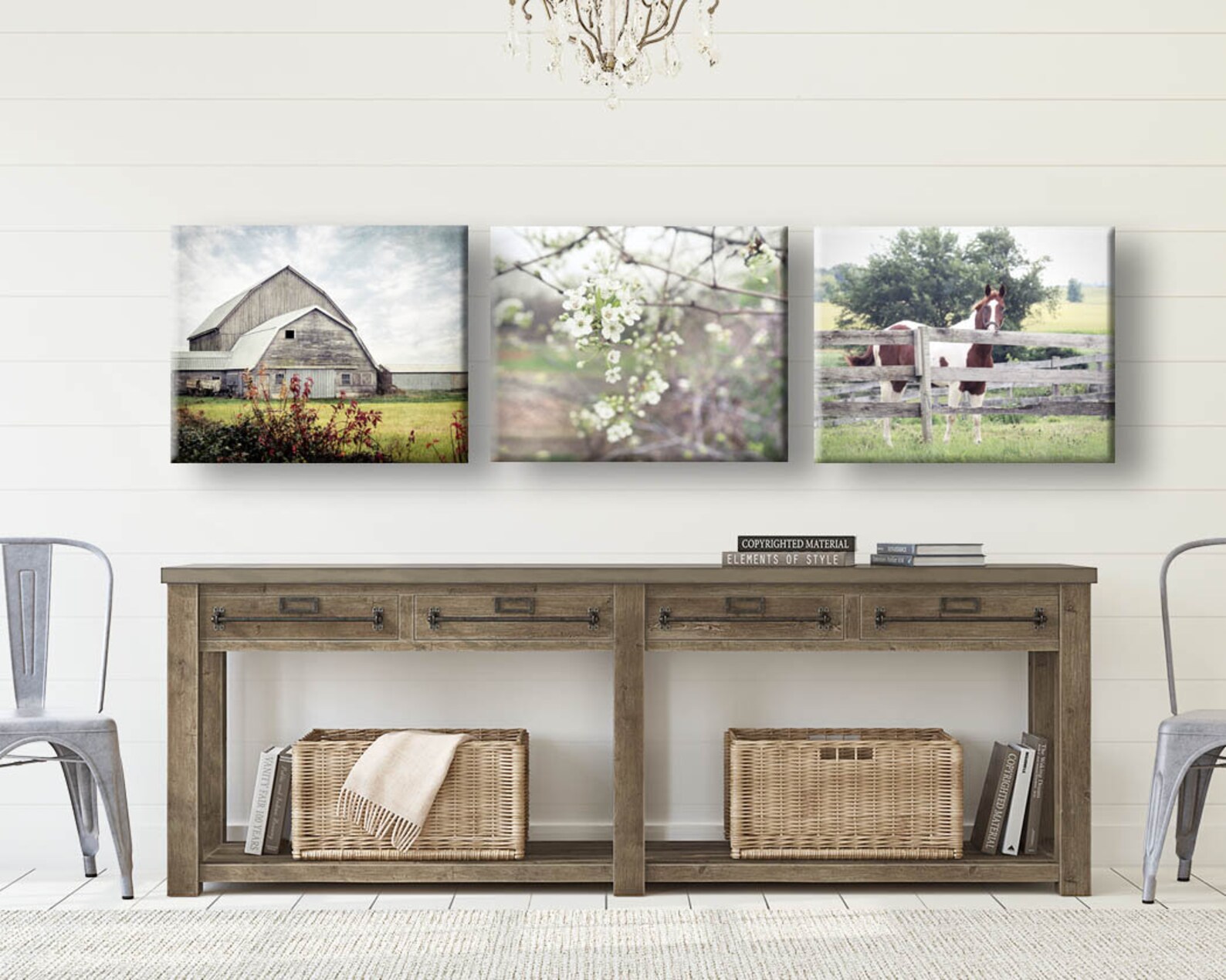 Farmhouse Decor Horse Photo Barn Print Rustic Home Decor - Etsy