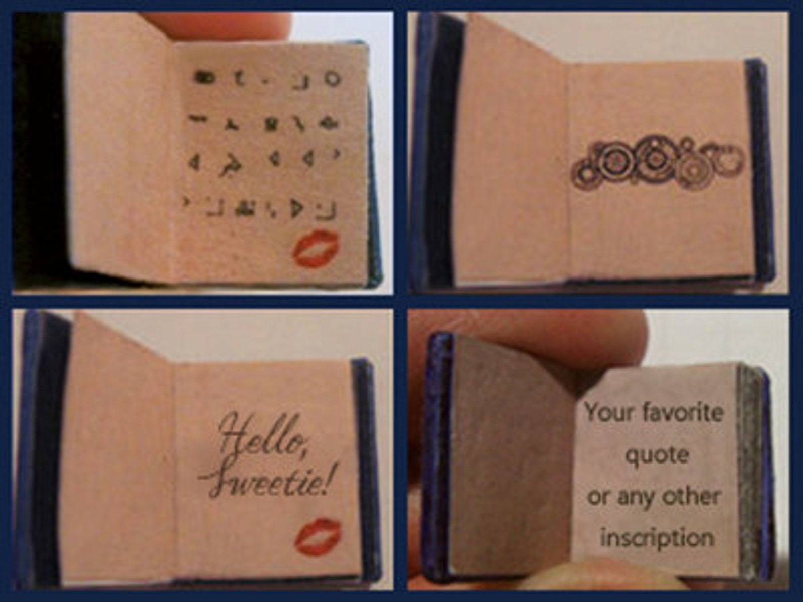 FREE SHIPPING Miniature River Song Diary With All Doctor's Faces, OOAK ...