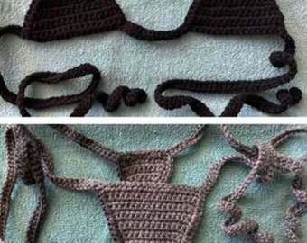 Micro Crochet Bikini - Etsy