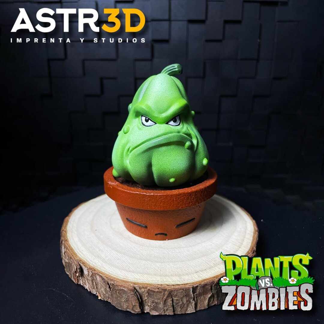 Figure Squash With Pot (12.5cm) Plants Vs Zombies - Plants Vs Zombies ...