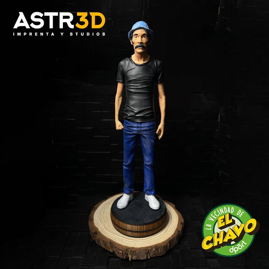 Figure of El Chavo Del 8 - Don Ramón (30cm) - Resin, Resin, Collection ...