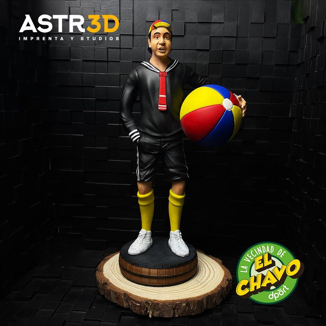 Figure of El Chavo Del 8 - Quico, Kiko, Quiko (29cm) - Resin, Resin ...