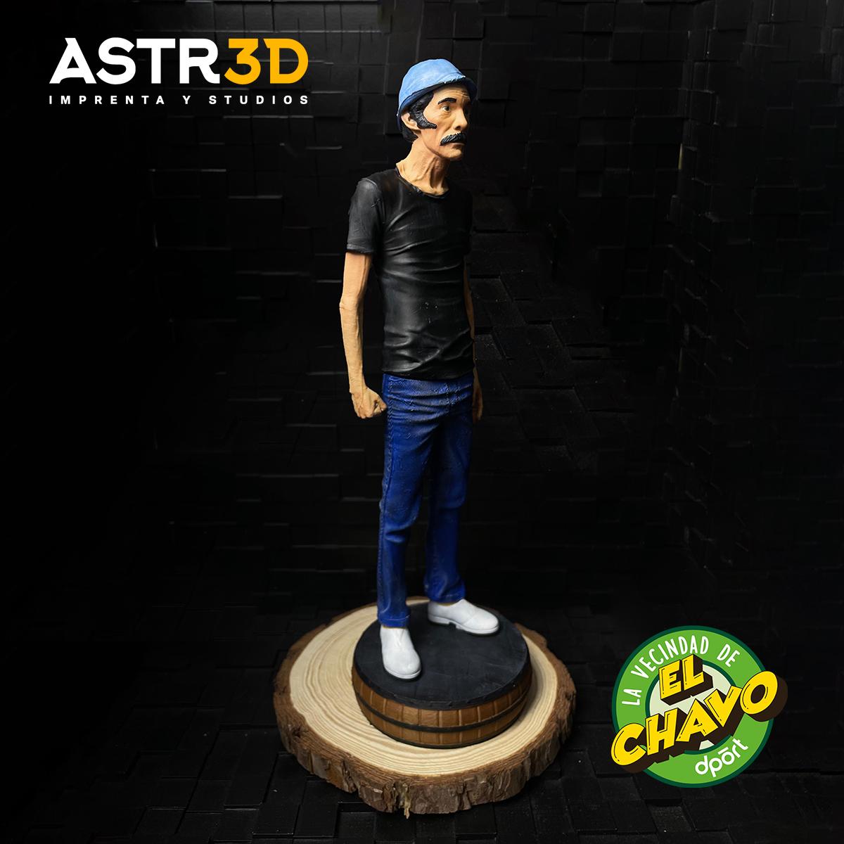 Figure of El Chavo Del 8 - Don Ramón (30cm) - Resin, Resin, Collection ...