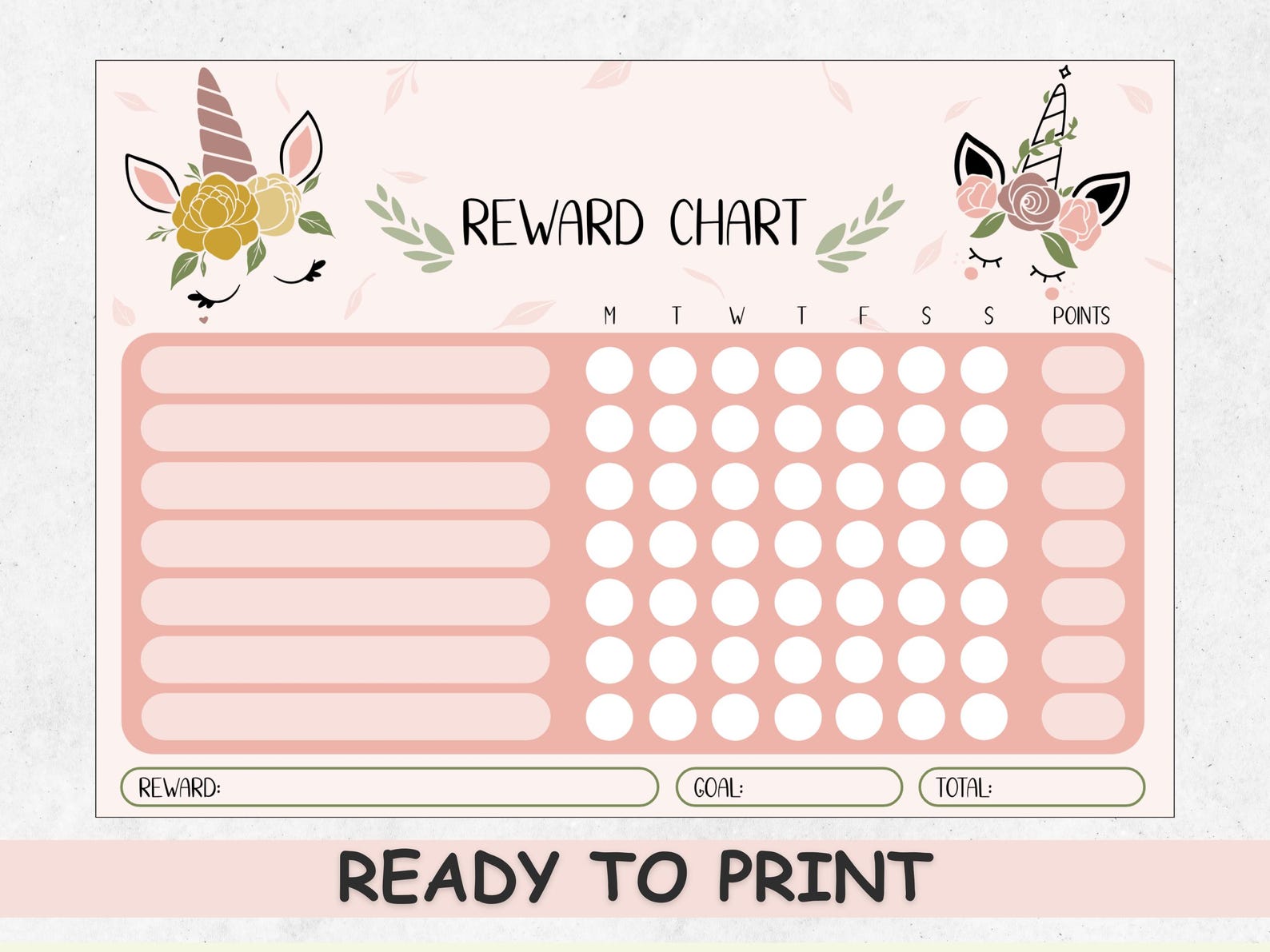 Printable Behavior Reward Chart for Kids, Routine Sticker Star Chart ...