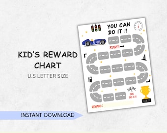 Behavior Reward Chart, Kids Routine Sticker Chart, Children Daily Chore ...