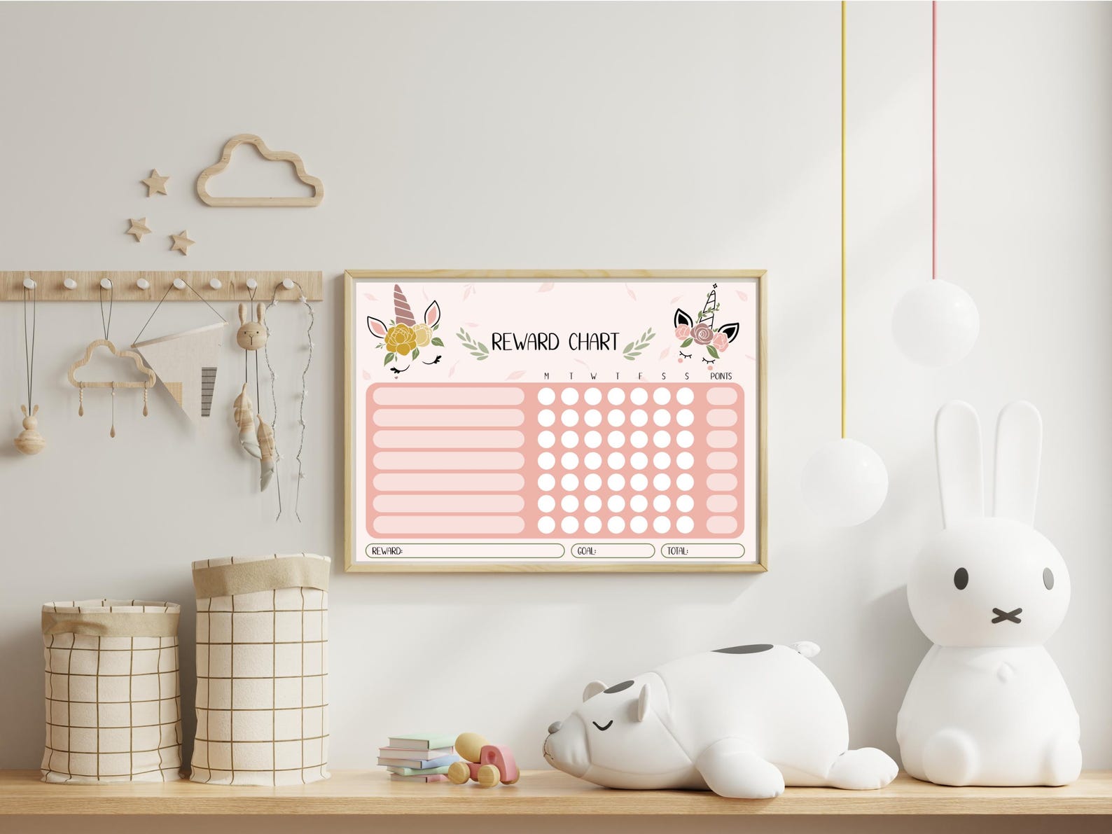 Printable Behavior Reward Chart for Kids, Routine Sticker Star Chart ...