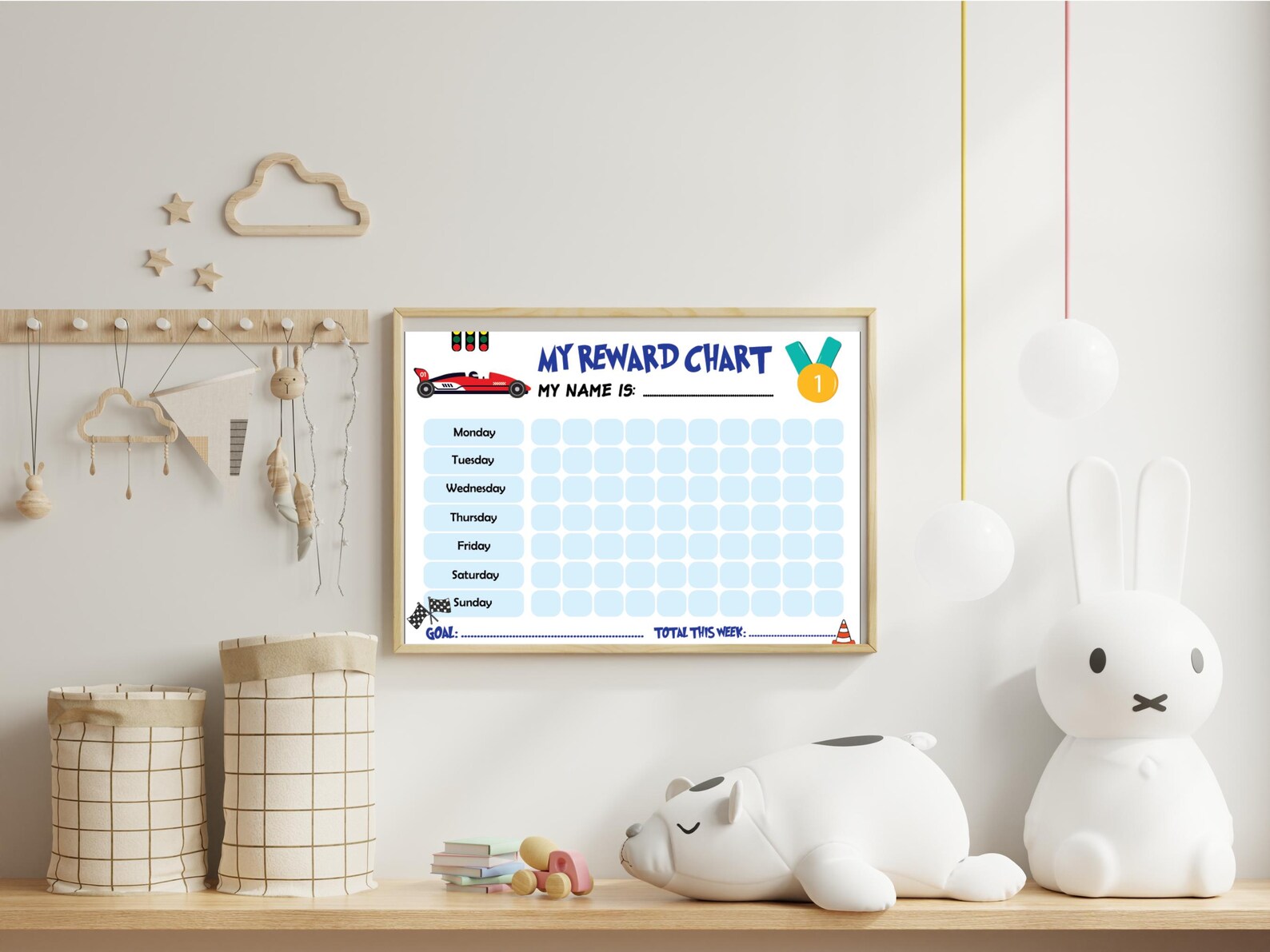 Behavior Reward Chart, Kids Routine Sticker Chart, After Before School ...