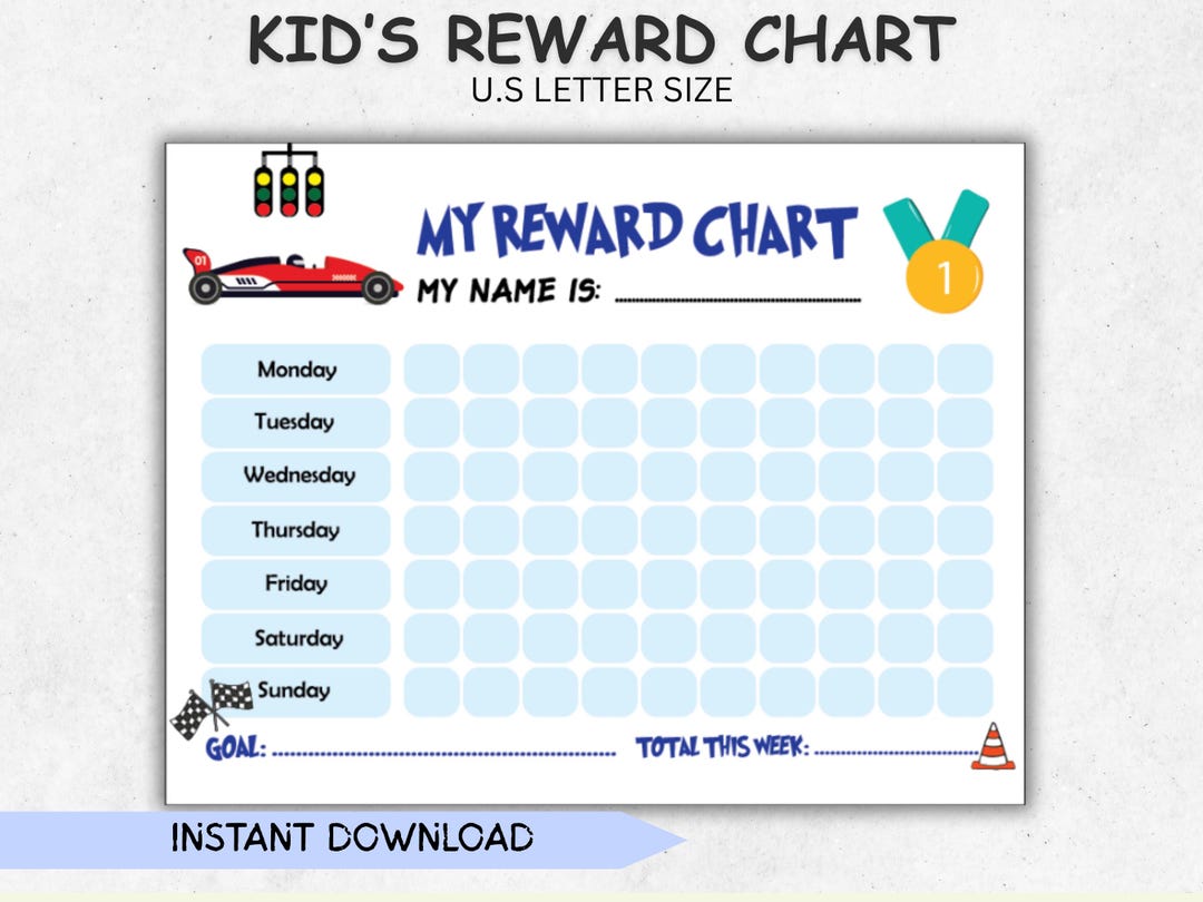 Behavior Reward Chart, Kids Routine Sticker Chart, After Before School ...
