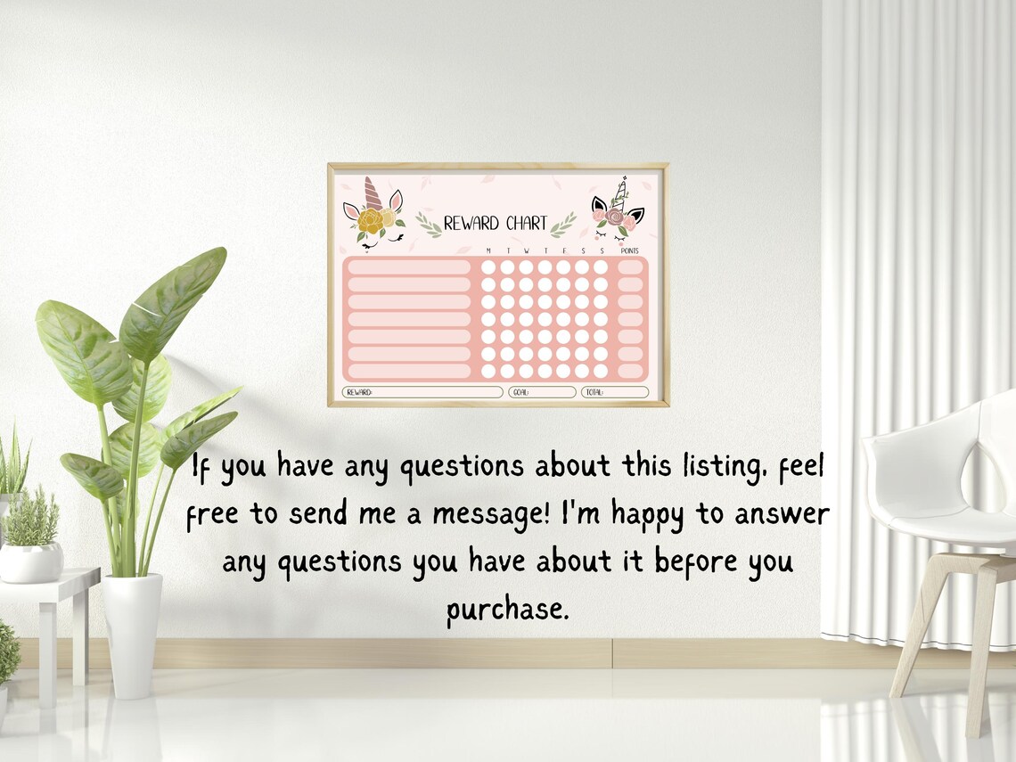 Printable Behavior Reward Chart for Kids, Routine Sticker Star Chart ...