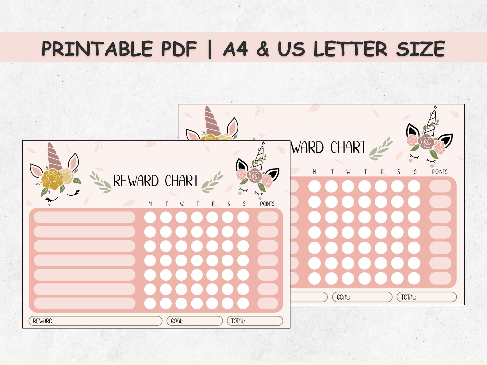 Printable Behavior Reward Chart for Kids, Routine Sticker Star Chart ...