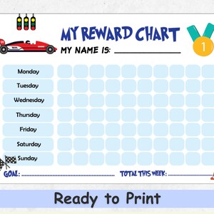 Behavior Reward Chart, Kids Routine Sticker Chart, After Before School ...
