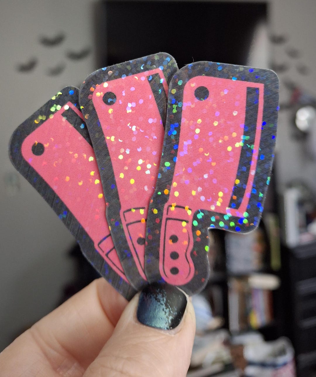 Pink Meat Cleaver Sticker, Butcher and Blackbird Inspired Sticker ...
