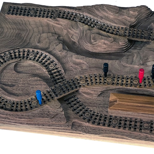 3d Railroad Track Art - Etsy