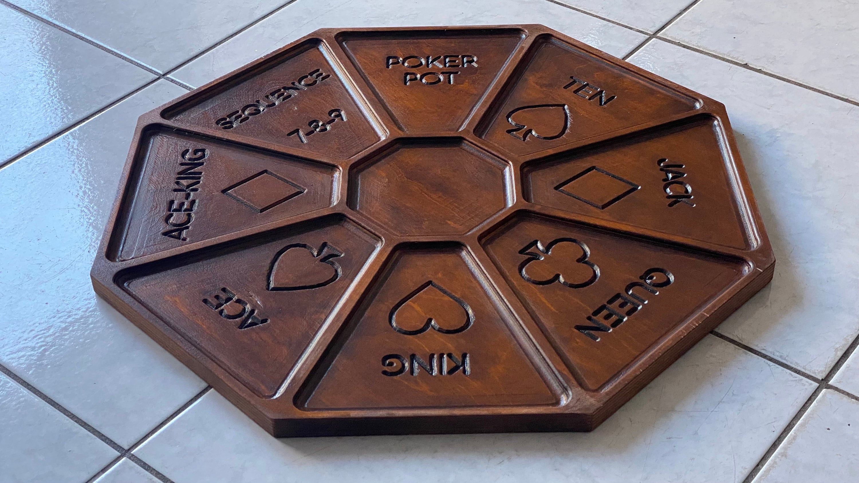 Rumoli Board - Sheraton Mahogany: 20" Carved Baltic Birch - Etsy