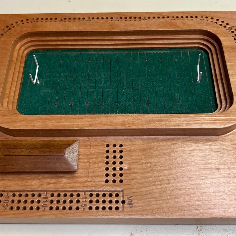 Football Cribbage Board - Etsy