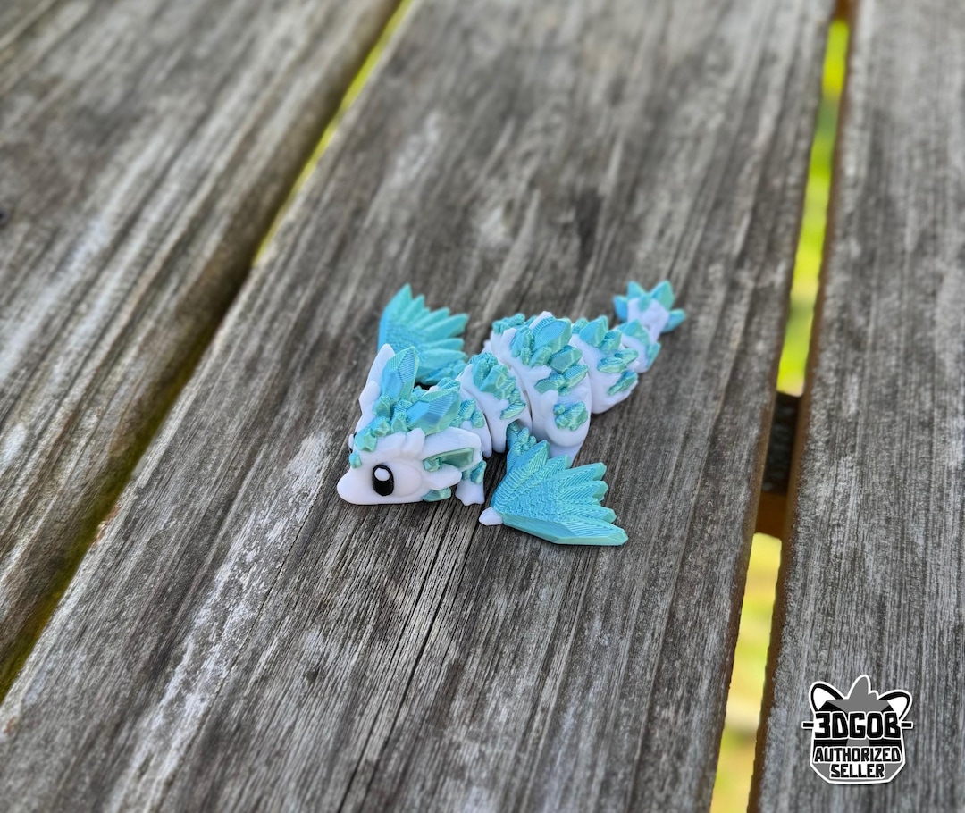 3D Mini Dragon – 3D Printed Fidget Toy & Collectible - Etsy
