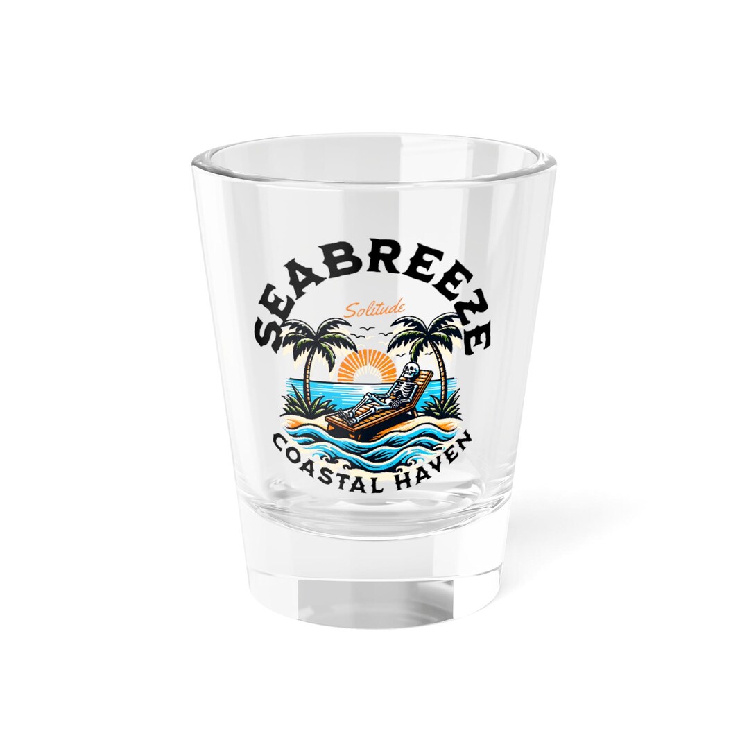 Palm Trees Shot Glass, Summer Shot Glass, 1.5 Oz Shot Glass - Etsy