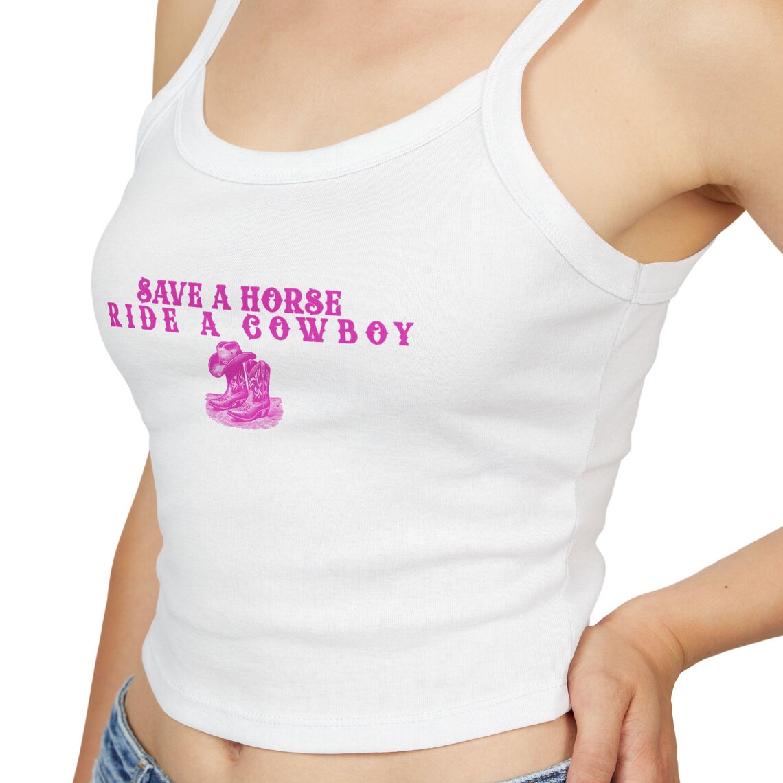 Save A Horse Ride A Cowboy Tank Top, Cowgirl Tank Top, Western Top ...