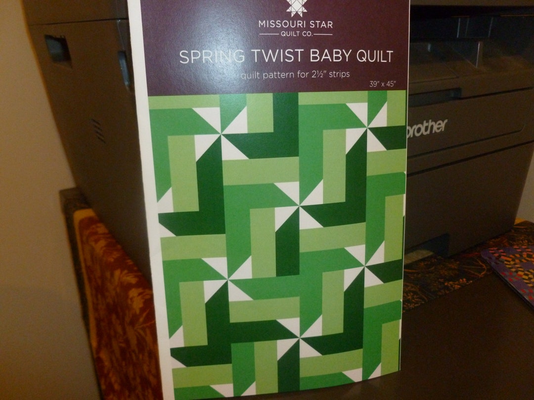 Quilt Patternspring Twist Baby Quilt - Etsy
