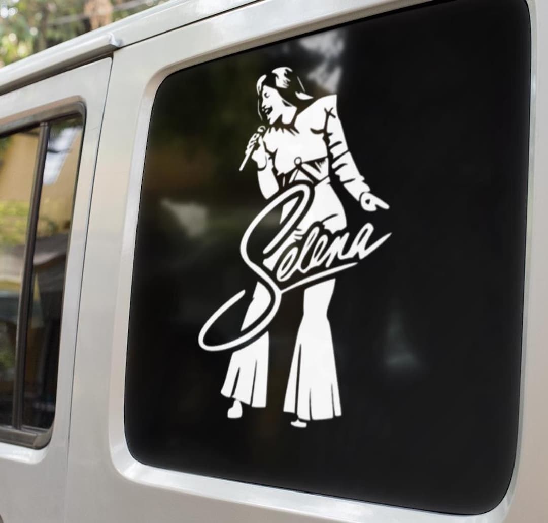 Hand Made, Selena White Sticker, Bumper, Decal, Forever Selena ...