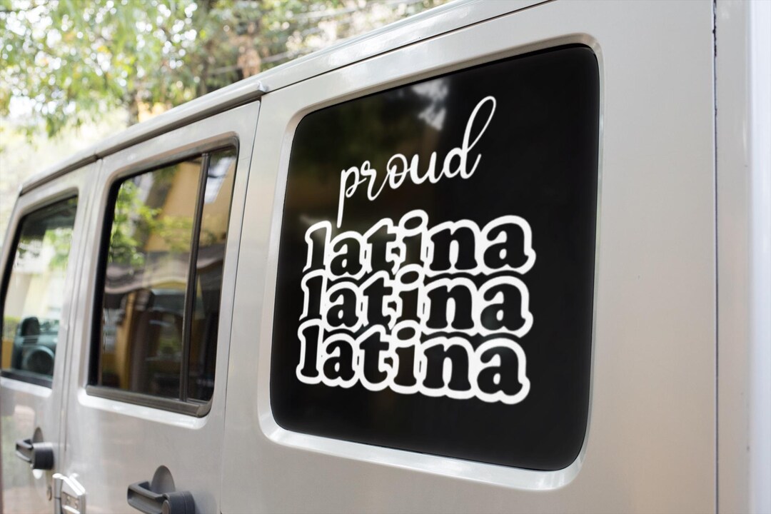 Proud Latina Vinyl Decal - Mexican Culture Car Bumper Sticker - Etsy