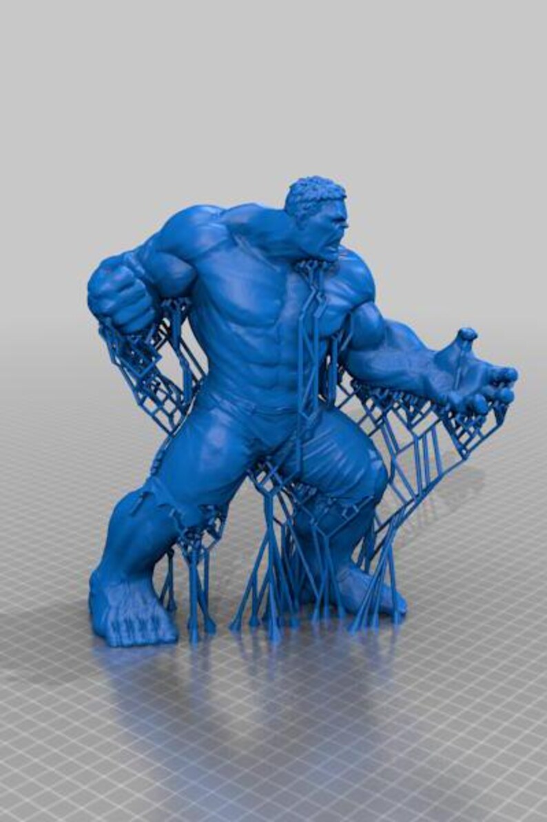 Marvel Hulk STL File, 3D Digital Printing STL File for 3D Printers ...