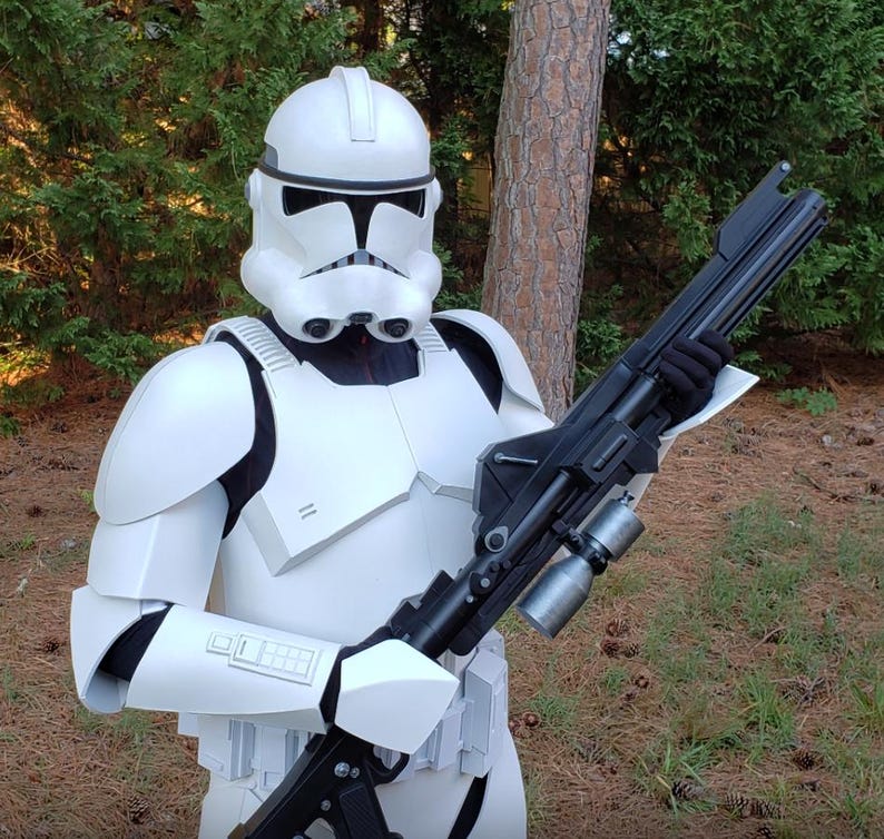 Clone Trooper EVA Foam Armor Templates- Realistic Design, Star Wars ...