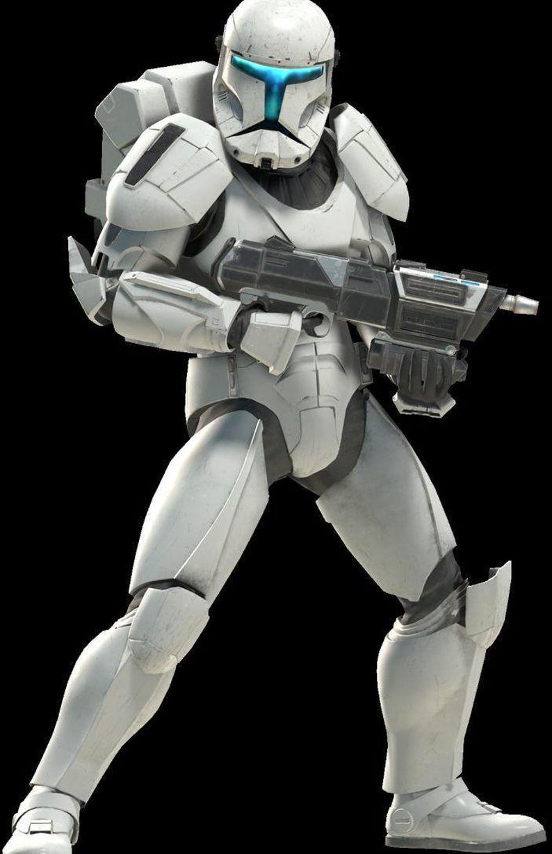 Clone Commando EVA Foam Armor Template- Realistic Design, Star Wars ...