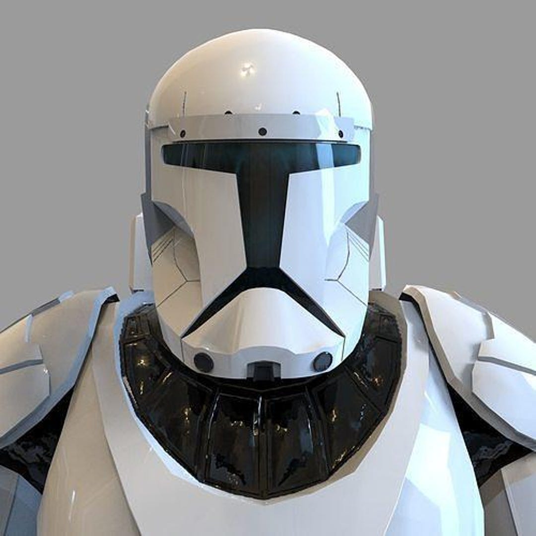 Clone Commando EVA Foam Armor Template- Realistic Design, Star Wars ...