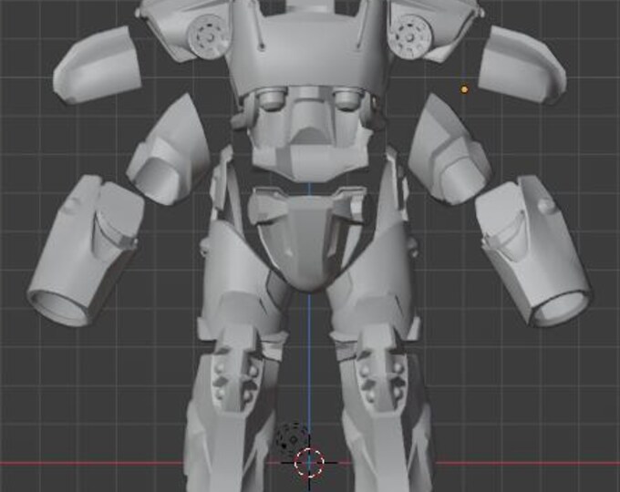 Fallout Inspired T60 Style Power Armor Replica Prop 3D Patterns for ...
