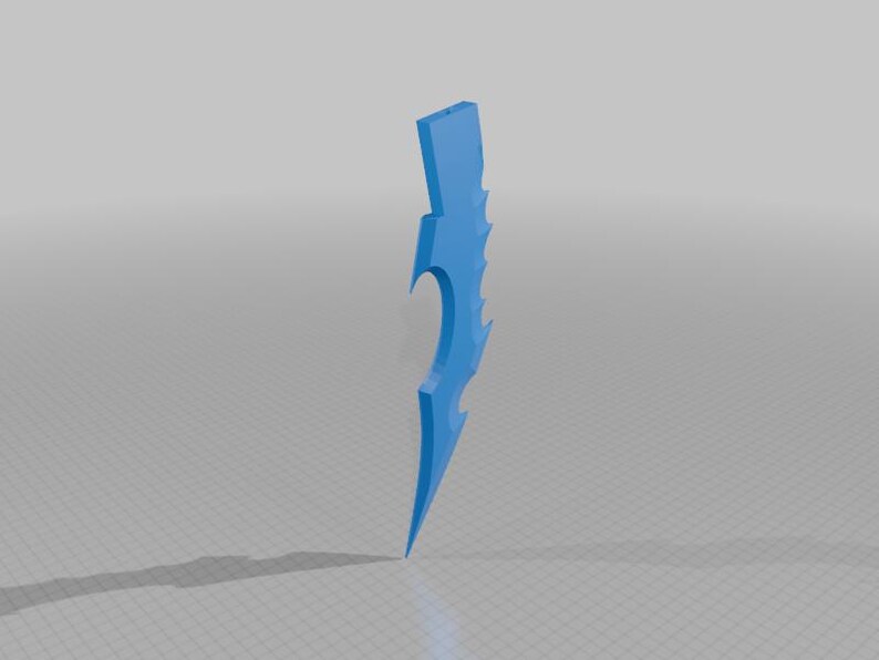 Knight Slayer Dagger 3D Model | Solo Leveling Prop Knife STL | Anime ...